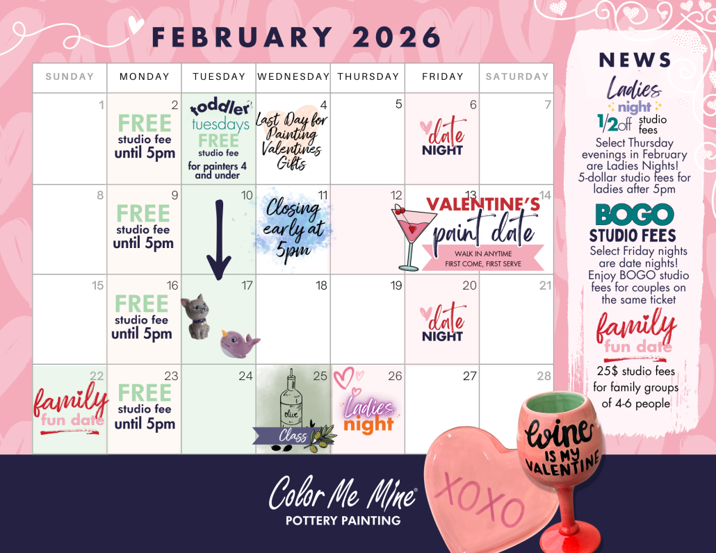 Promotions - Color Me Mine - Tallahassee